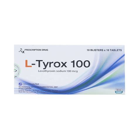 Thuốc L Tyrox 100mcg Trị Hội Chứng Suy Giáp