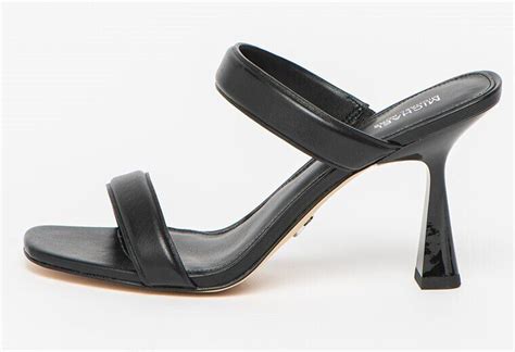 Michael Kors Дамски кожени Чехли с кубински ток