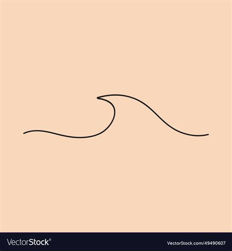 Wave Geometric Form Modern Round Shape Royalty Free Vector