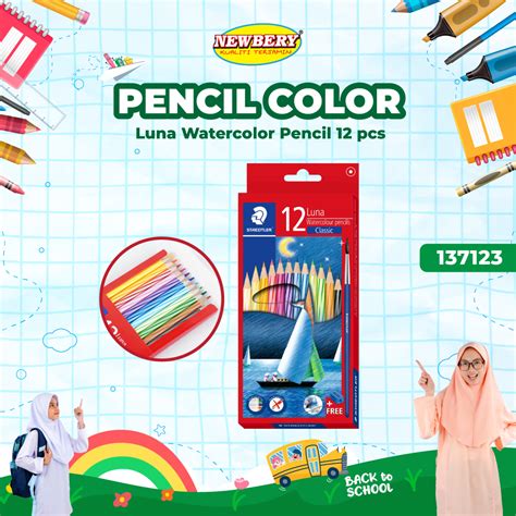 Nbr Luna Watercolour Pencil 12l C12 Newbery