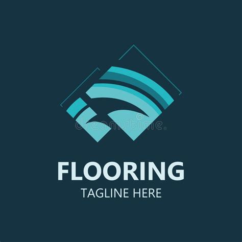 Flooring Logo Design Custom Layer Vector Elegant Business Store