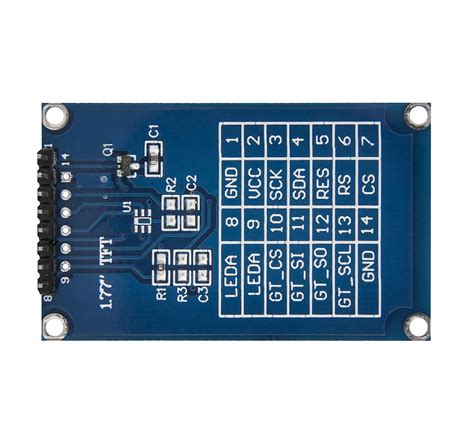 Écran Tft Spi 177 Pouces 128x160 Pixels St7735s Compatible Avec Arduino Et Raspberry Pi Mhtronic