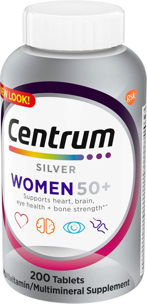 Centrum Silver Womens Multivitamin For Women 50 Plus