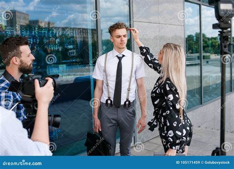 Estilo De Vida De Bastidores Do Passatempo Do Photoshoot Da Fotografia Imagem De Stock Imagem