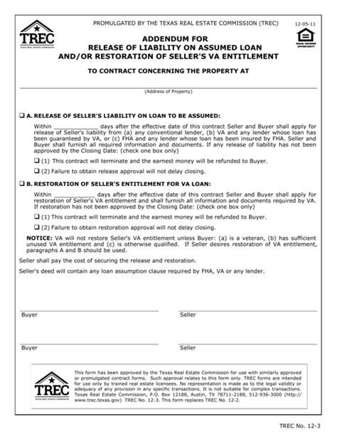 Trec Form 12 3 Fill Out Sign Online And Download Fillable Pdf Texas