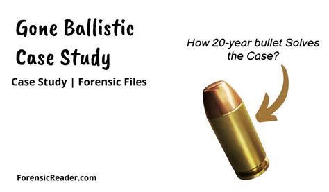 Alan And Miriam Helmick [gone Ballistic] 20 Year Bullet Solves Crime