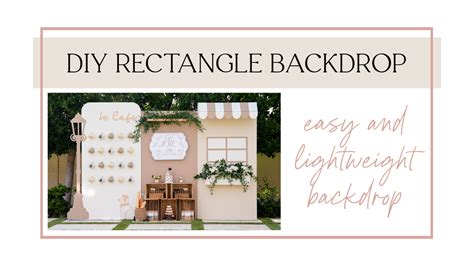Diy Rectangle Backdrop