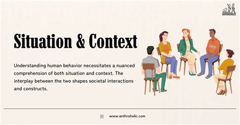 The Interplay Of Situation And Context In Society An Anthropological Perspective