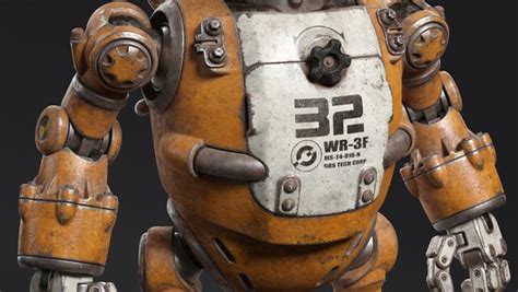 Modelo 3d Robot 32 Aparejado Turbosquid 2003651