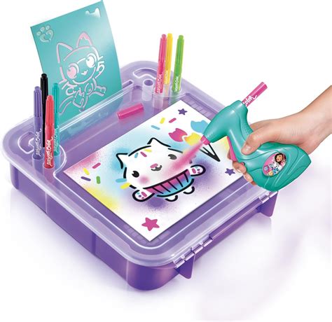 ערכת ציור וצביעה 10 פוסטרים עם מברשת אוויר חשמלית אייר ברש בית הבובות של גבי 21636052 Zap