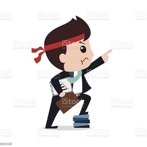 Businessman Commitment Cartoon Stock Illustration Download Image Now
