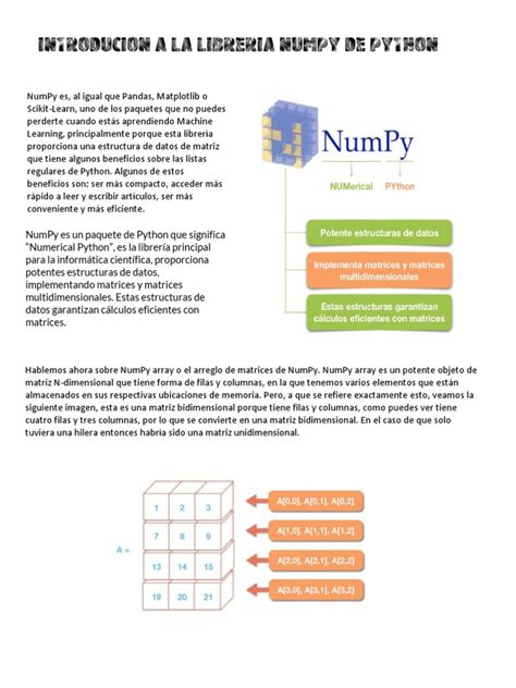 Machine Learning Con Python Pdf Pdf Matriz Matemáticas Estructura De Datos De Matriz