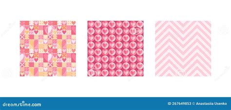 Geometric Abstract Background Vector Colorful Illustration Set Stock Vector Illustration Of