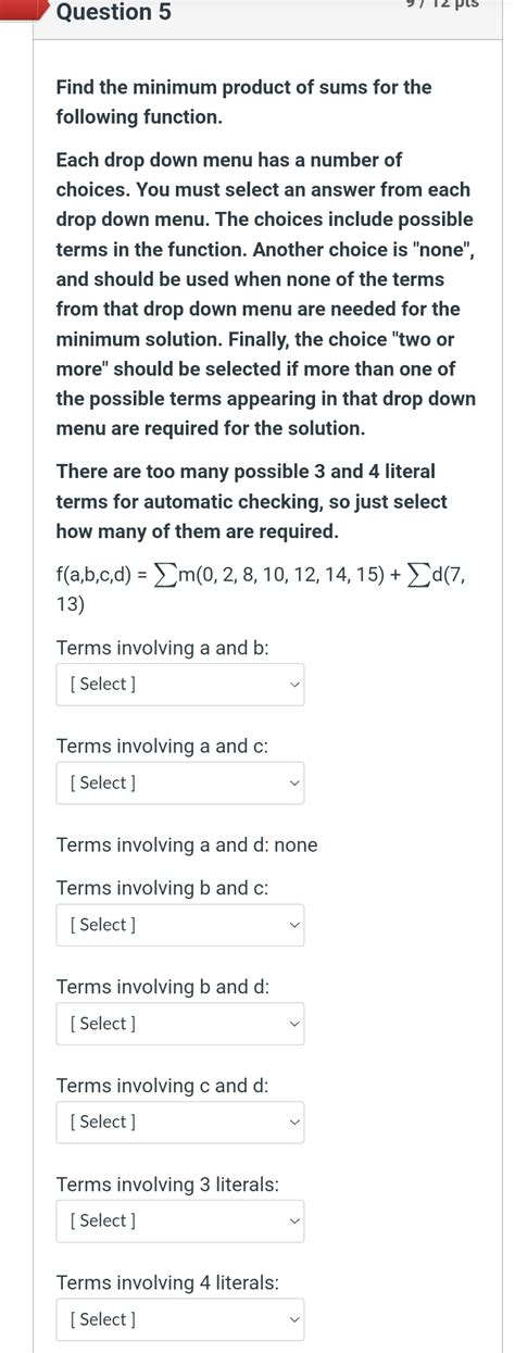 Solved E SOLVE THIS QUESTION USING KMAPS WITH ALL STEPS AND Chegg Com