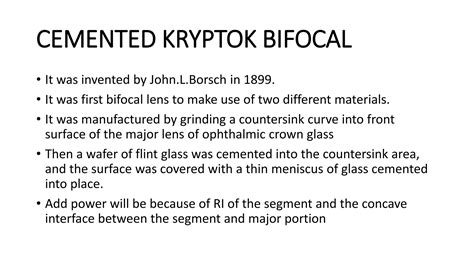 Bifocals Pptx