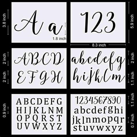 Cursive Letter Stencils I