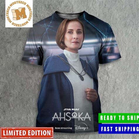 Star Wars Ahsoka Mon Mothma Character Poster All Over Print Shirt Mugteeco