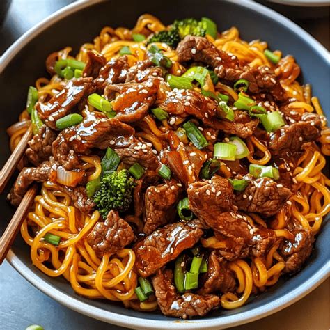 Beef Teriyaki Noodles My Homestyle Recipes