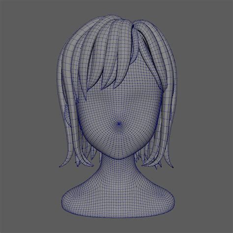 Artstation Short Hair Game Assets