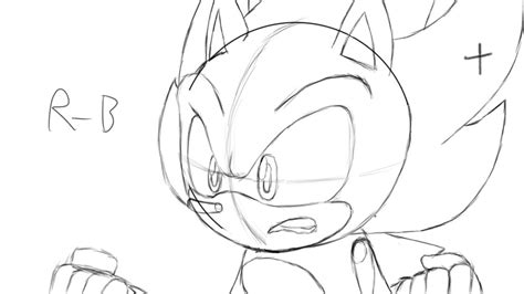 Sonic Frontiers Animation Wip In Krita Ranimation