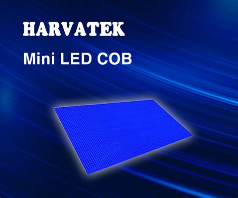 Mini Led Cob Di Harvatek Welt Electronic