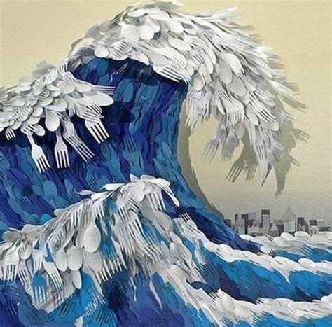 Plastic Trash Art Environmental Art Sustainable Art