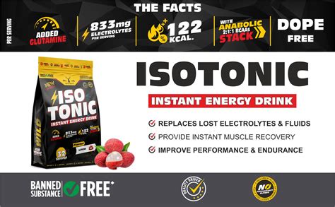 Isotonic Instant Energy Drink Formula