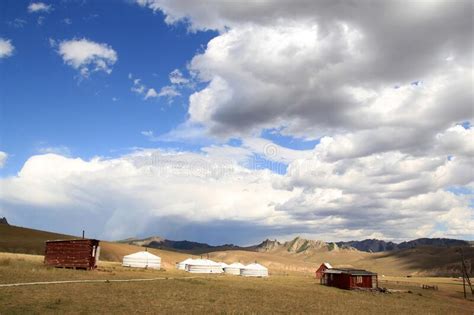 A Traditional Yurt Or Ger In Gorkhi Terelj National Park Mongolia