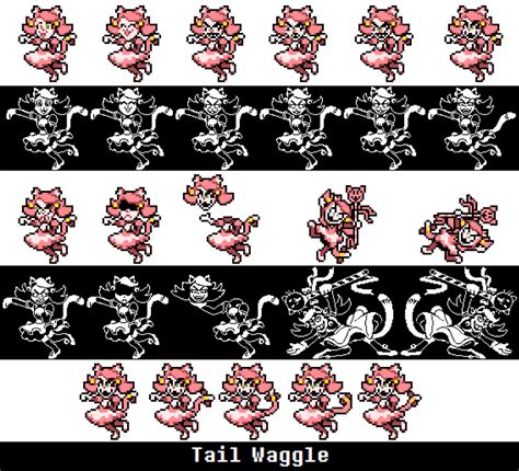 Deltarune Mad Mew Mew Sprite Sheet By Hfbn2 On Deviantart