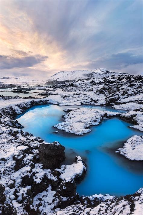 Winter Wonderland At Blue Lagoon Iceland