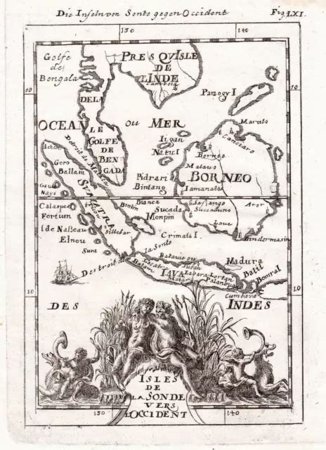 Sumatra Island Borneo Java Malaysia Indonesia Asia Map Mallet 1685 £9590 Picclick Uk