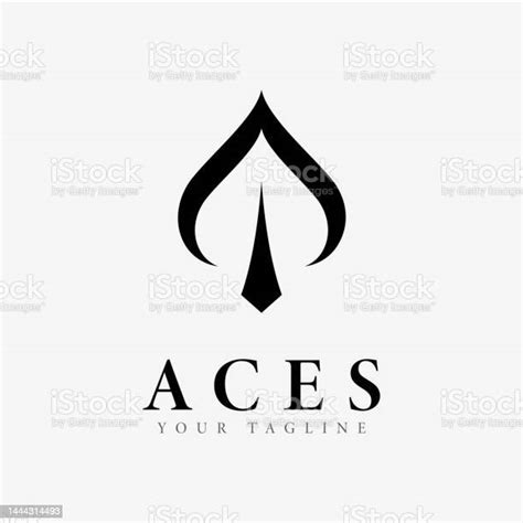 Ikon Vektor Desain Logo Aces Ilustrasi Stok Unduh Gambar Sekarang