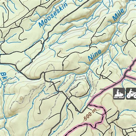 Nbnb53 Mount Carleton New Brunswick Topo Map By Backroad Mapbooks Avenza Maps