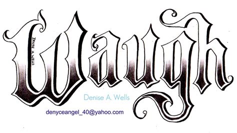 Old English Script Tattoo Font