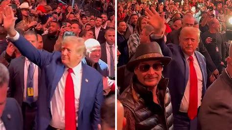 Donald Trump Gets Huge Crowd Reaction At Ufc 296