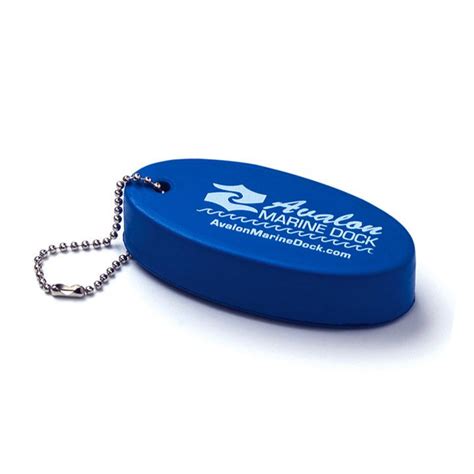 Custom Oval Shaped Floating Keychain