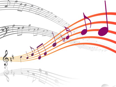 Wavy Musical Notes Vector Clip Art Public Domain Vectors