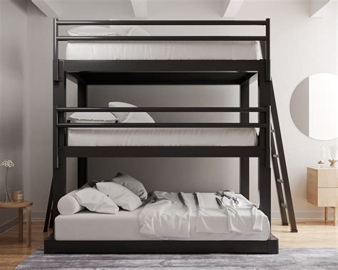 Queen Over King Bunk Bed Twin Loft Bed Rogue Engineer