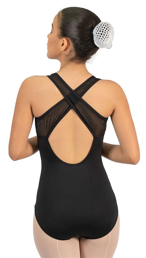 Cross Over Back Leotard Pozewear