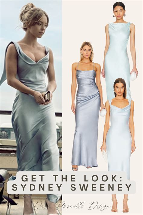 Sydney Sweeney Get The Look Anyone But You Blue Dress Anyone But