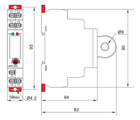 Current Monitoring Relay 2 20a Adjustable Acdc24v 240v Current Monitoring Relay 2 20a Adjustable Acdc24v 240v