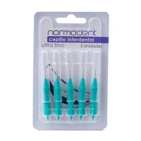 Normodent Interdental Ultra Fine Toothbrush 5 Units Oral Hygiene