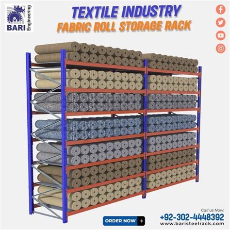 Textile Industrial Racking For Efficient Fabric Storage