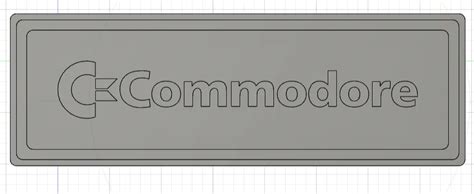 Commodore Logo By Circle Makerworld
