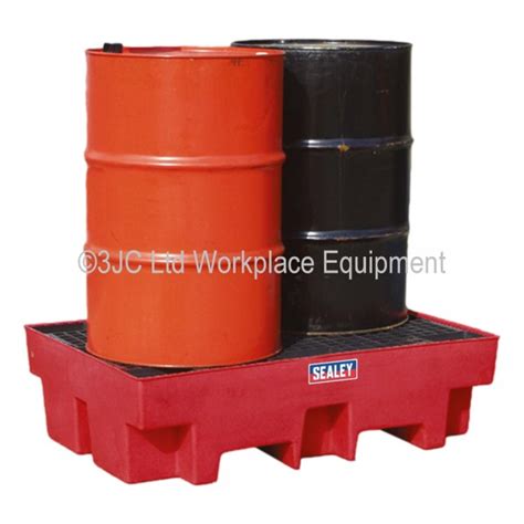 Sealey Bunded Sump Pallet 2 Barrel 3jc