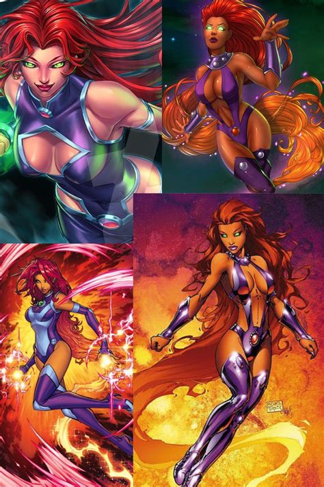 Starfire Marvel And Dc Characters Starfire Dc Comics Art