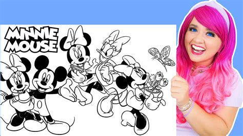 Minnie Mouse Head Outline Coloring Pages
