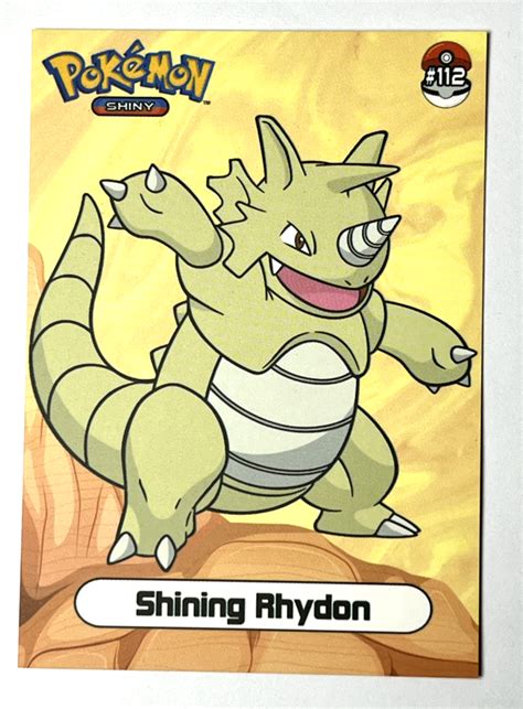 Shiny Rhydon Card
