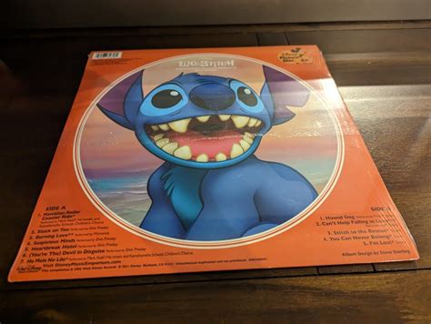 New Lilo And Stitch Original Soundtrack Picture Disc Vinyl Lp Record