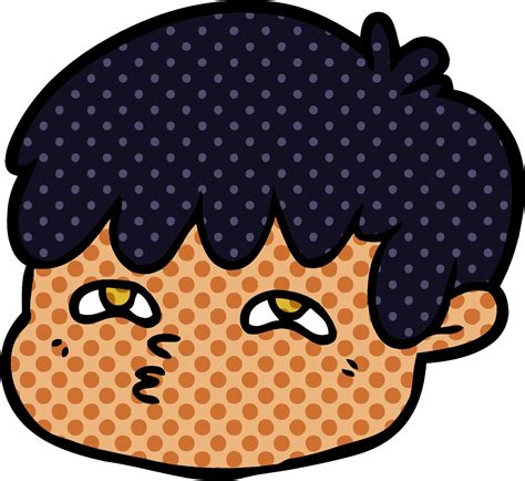 Cartoon Male Face 12402547 Vector Art At Vecteezy